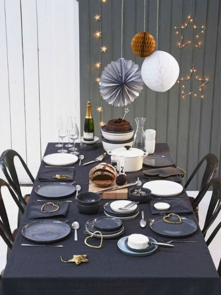 8 Table setting ideas for New Year's Eve - Daily Dream Decor